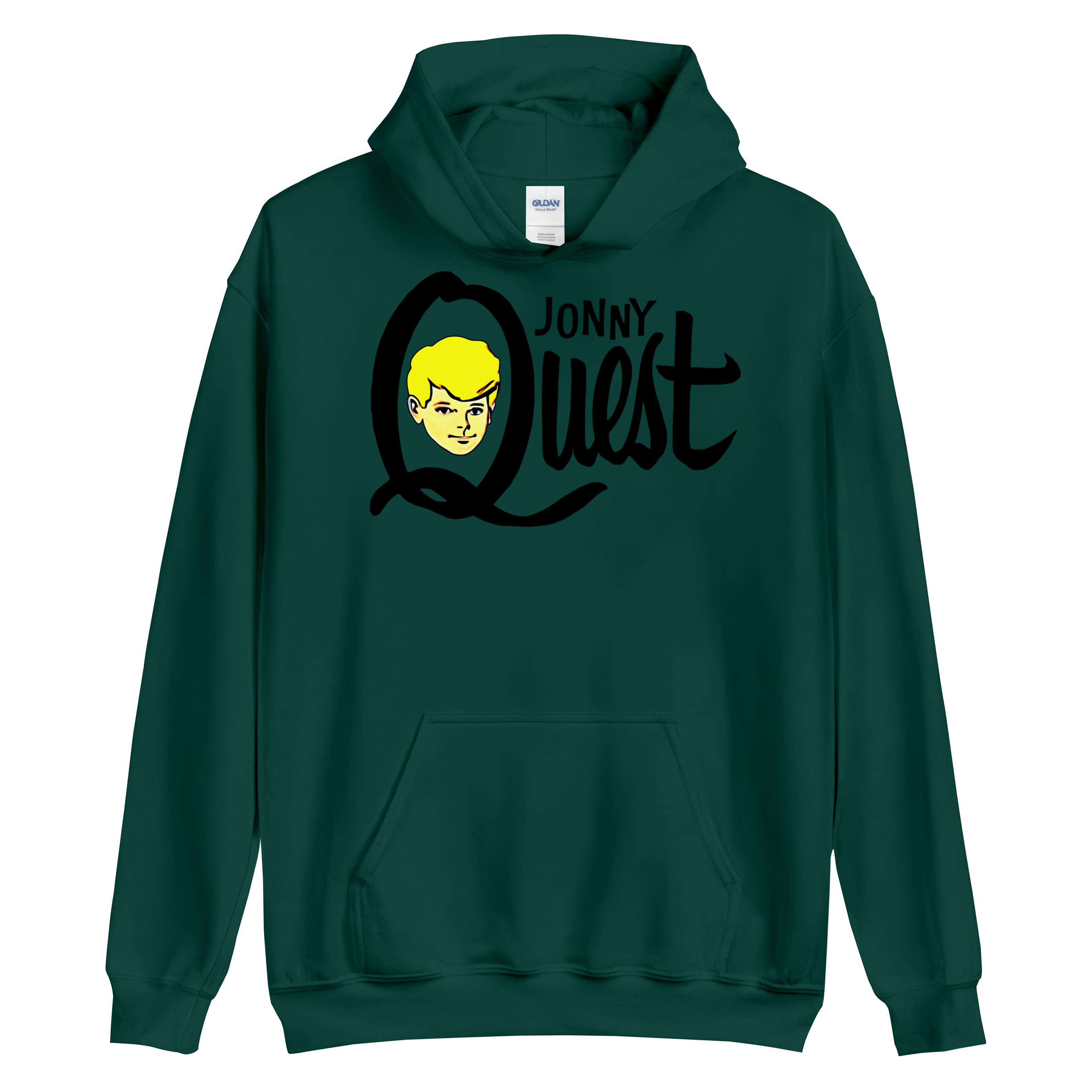 JONNY QUEST LOGO T-SHIRT HANNA BARBERA CARTOON ANIMATION-TH48977 ...