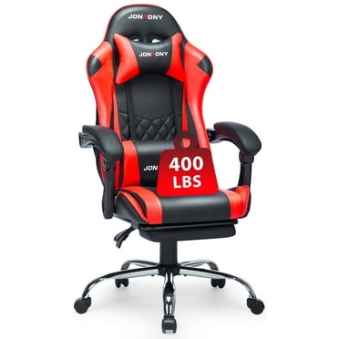 GTPLAYER Pro Gaming Chair with Footrest, Bluetooth 5.1 Speakers, Red ...
