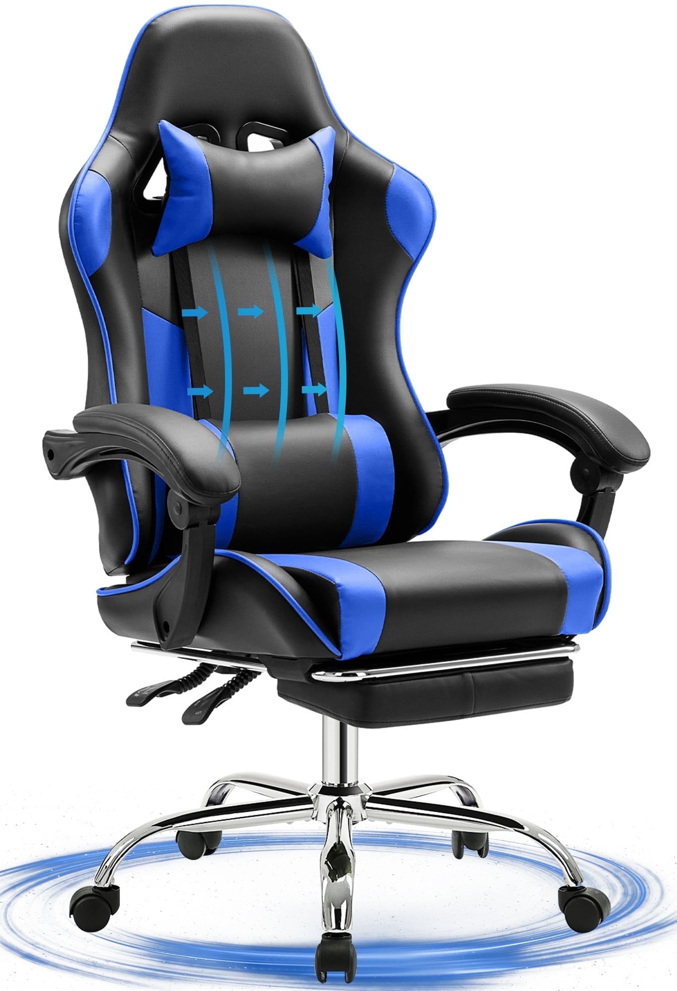 JONPONY Big and Tall Gaming Chair, Ergonomic Design, Gamer Chair PU ...