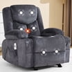 JONPONY Manual Recliner Chair with Heat Therapy and Massage Function ...