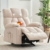 JONPONY Recliner Chair, Manual Massage Rocker with Heat Therapy, 350lb ...