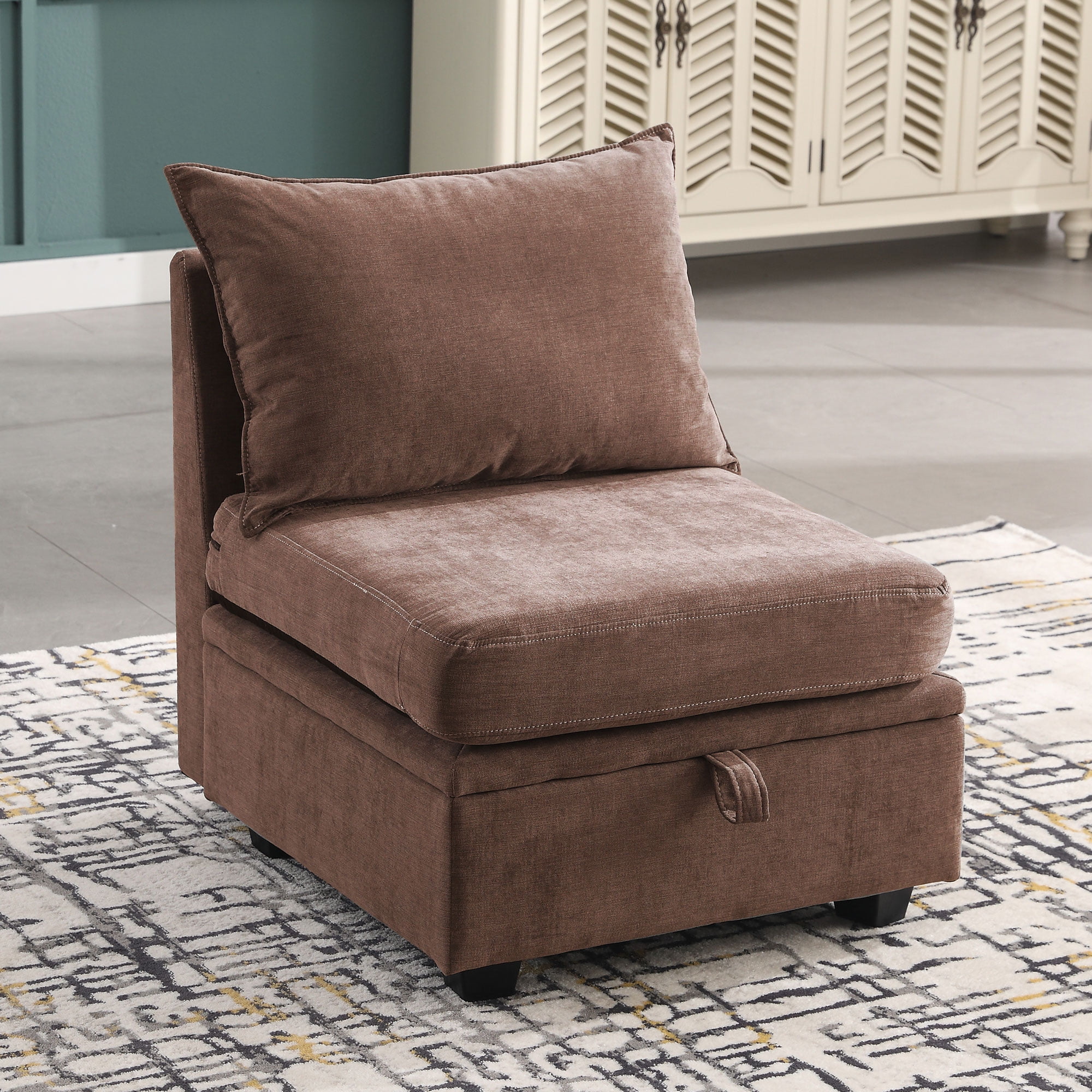 JONPONY Modular Sectional Sofa with Storage, Washable Sectional Couch ...