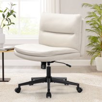 Criss Cross Legged Armless Office Chair, Adjustable Swivel ...