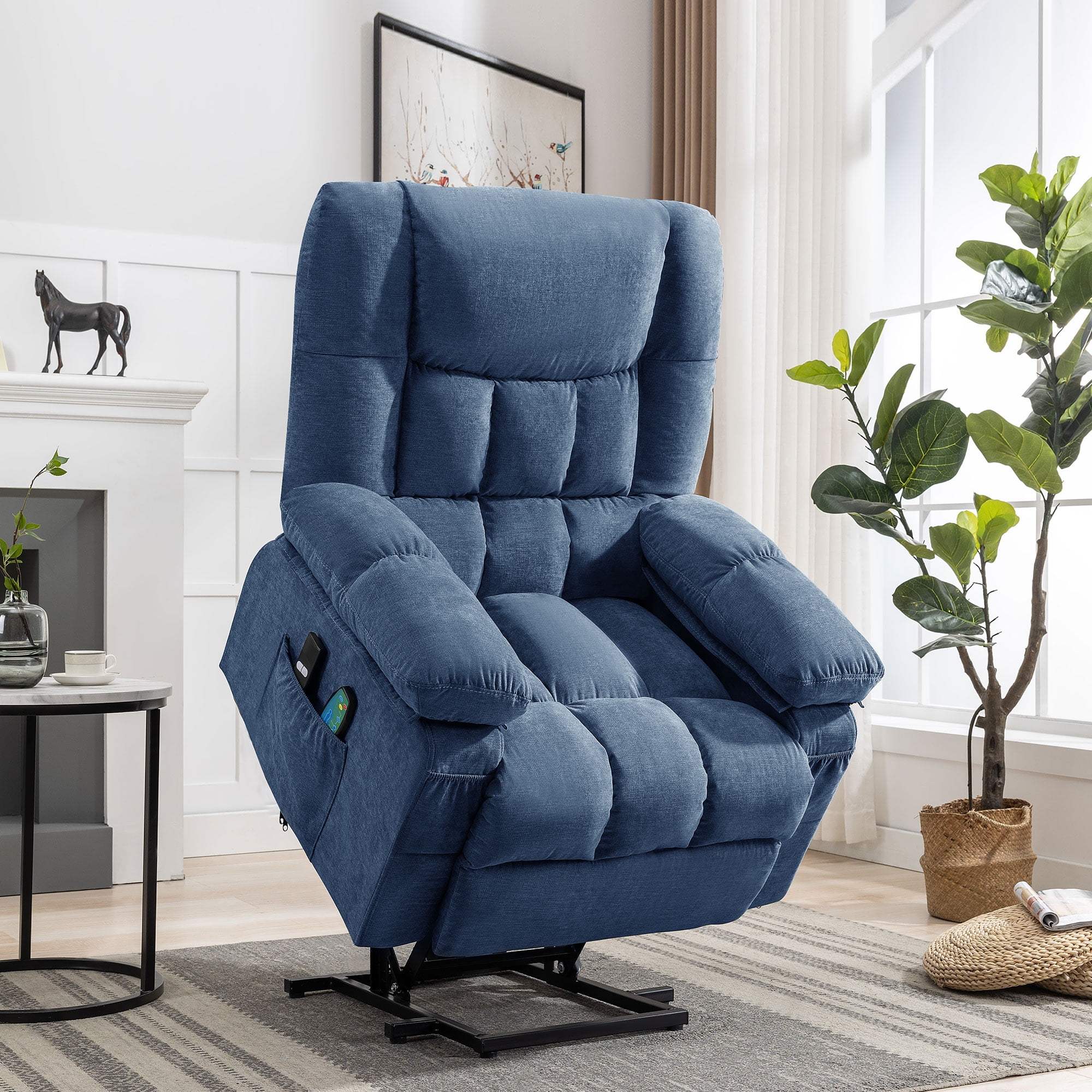 JONPONY Power Lift Recliner Chair Recliners for Elderly with Heat and ...