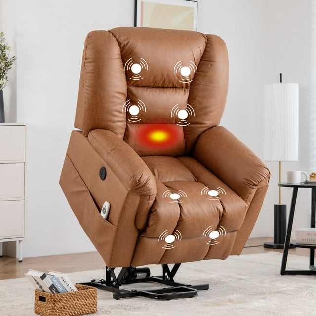 JONPONY Power Lift Recliner Chair for Elderly ,Massage Chair Full Body ...