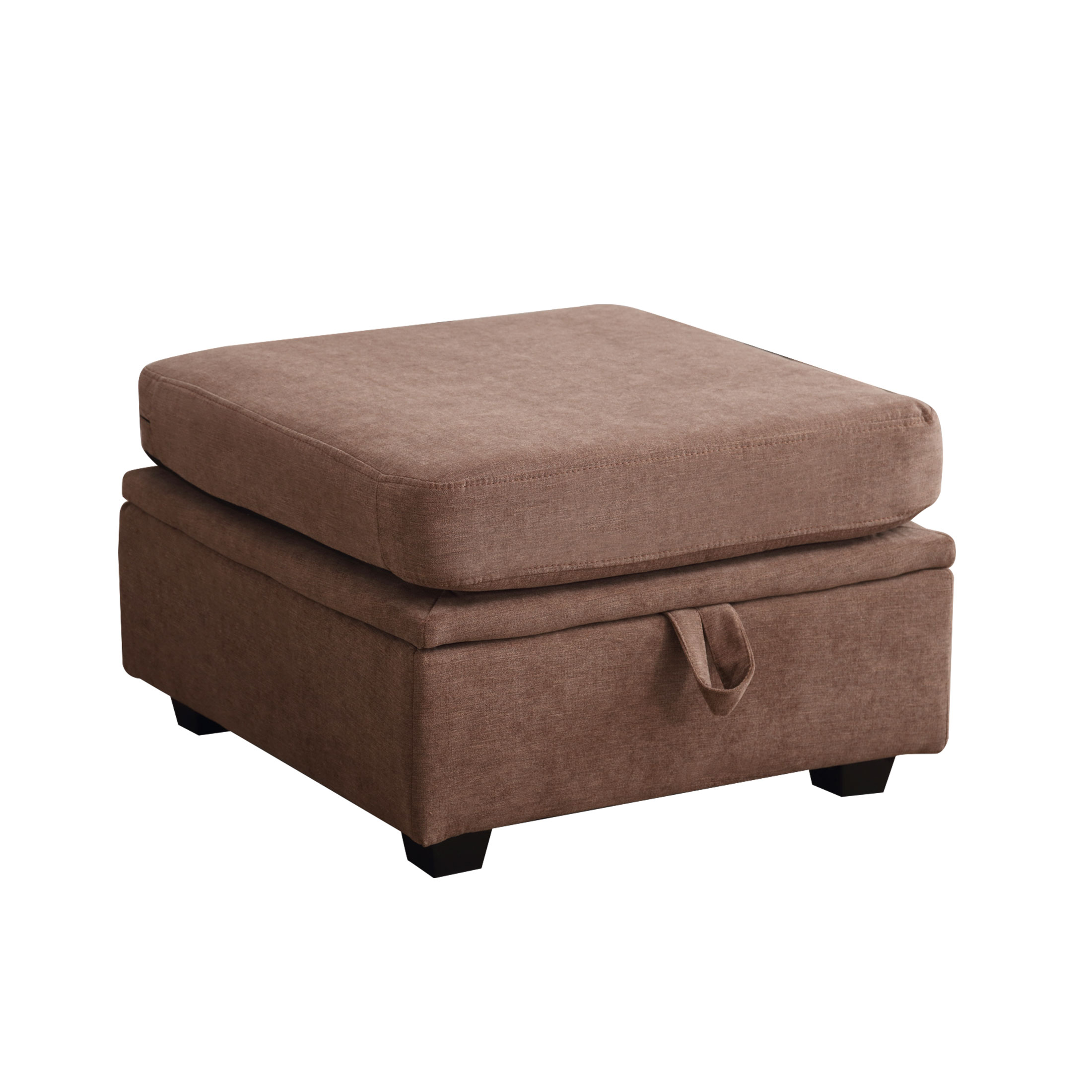 JONPONY Storage Ottoman for Modular Sectional Sofa, Brown - Walmart.com