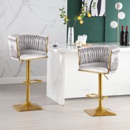 Duhome Modern Wooden Bar Stools Set of 2, Farmhouse 24" Windsor Chair ...