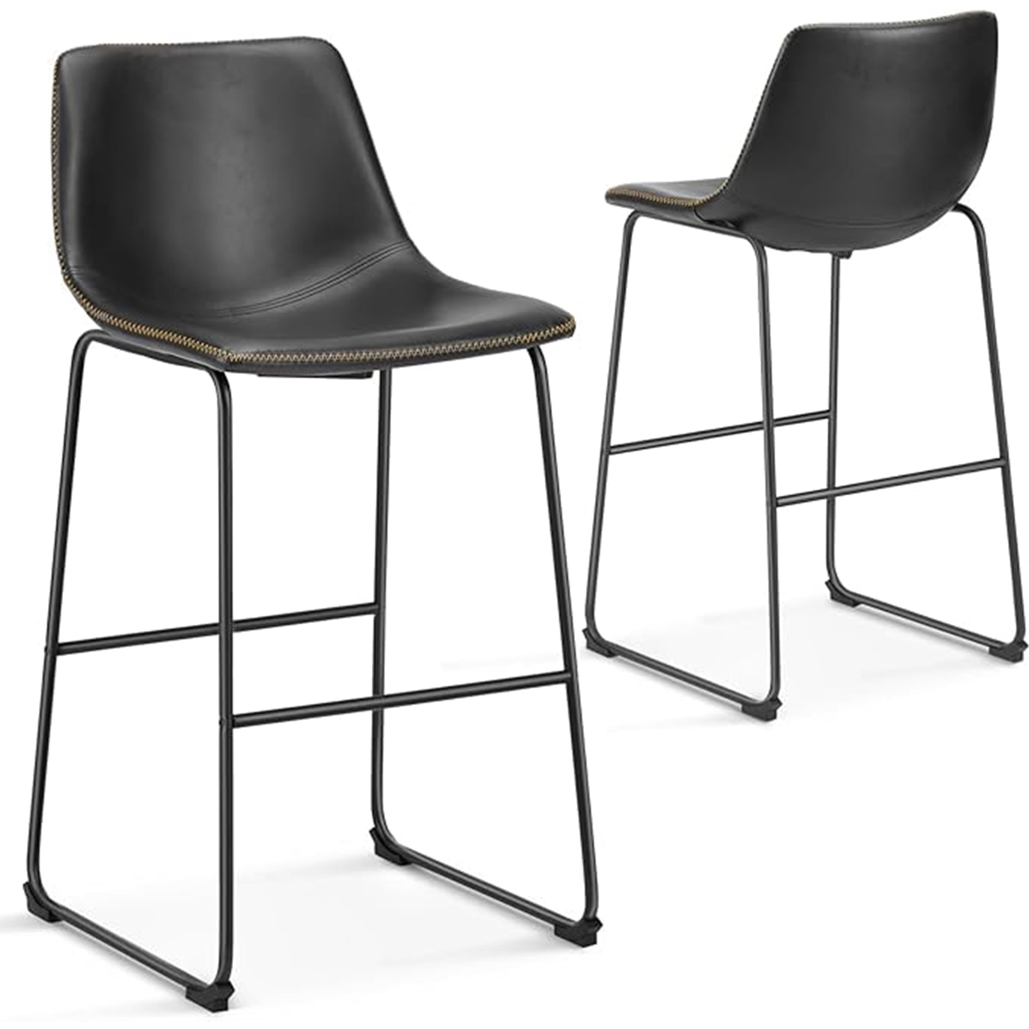 JONPONY Set of 2 Velvet Dining Chairs with Metal Legs for Living Room ...