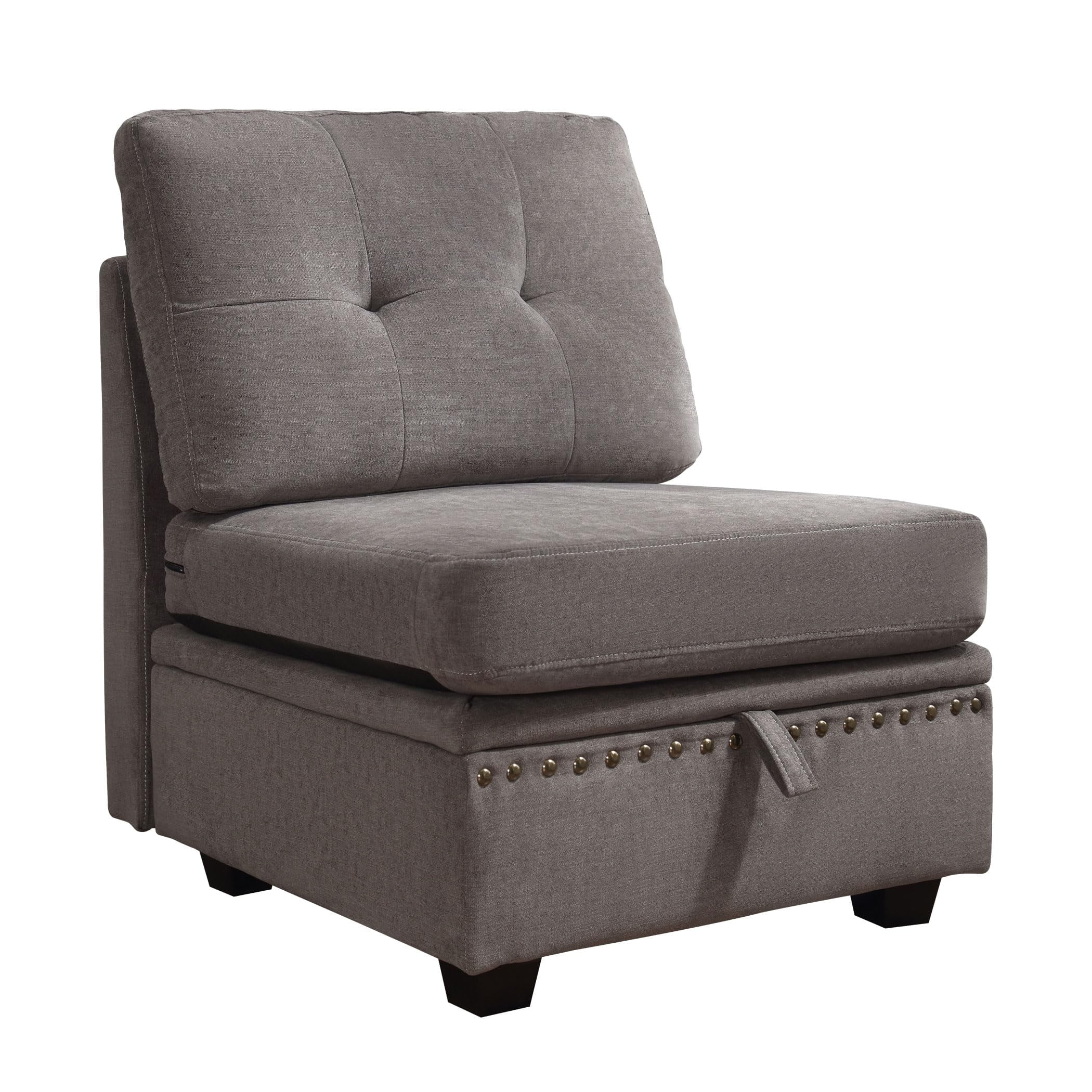 JONPONY Vintage Modular Sectional Sofa, Convertible Multiple ...