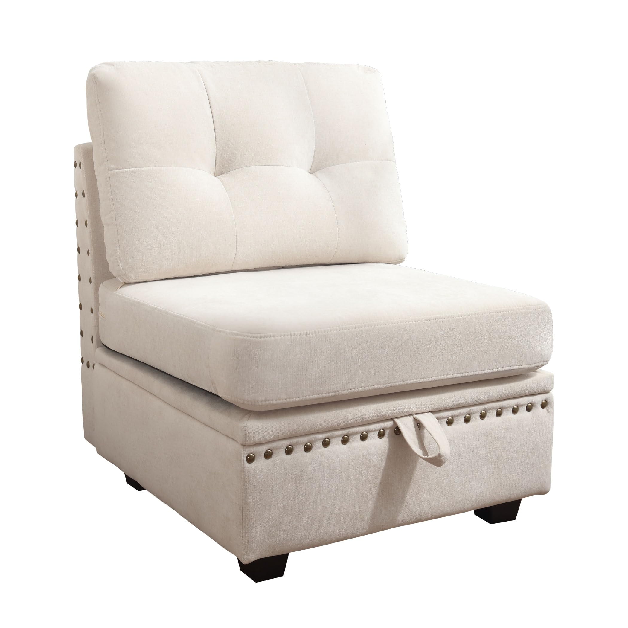 JONPONY Vintage Modular Sectional Sofa, Convertible Multiple ...