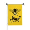 JOOCAR Bee Kind Yellow Garden Flag Vertical Double Sided Burlap Yard ...