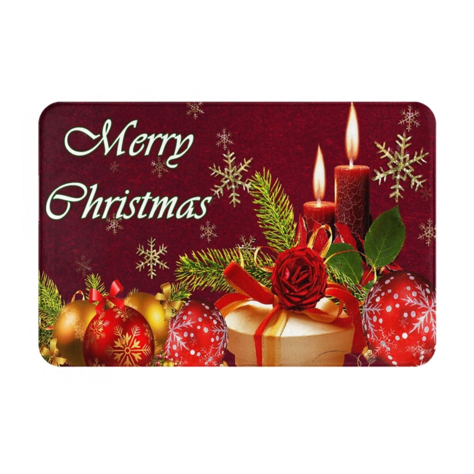 JOOCAR Candles Printed Door Mat Welcome Floor Doormat Indoor Outdoor ...