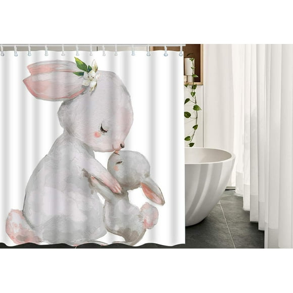 Rabbit Shower Curtain