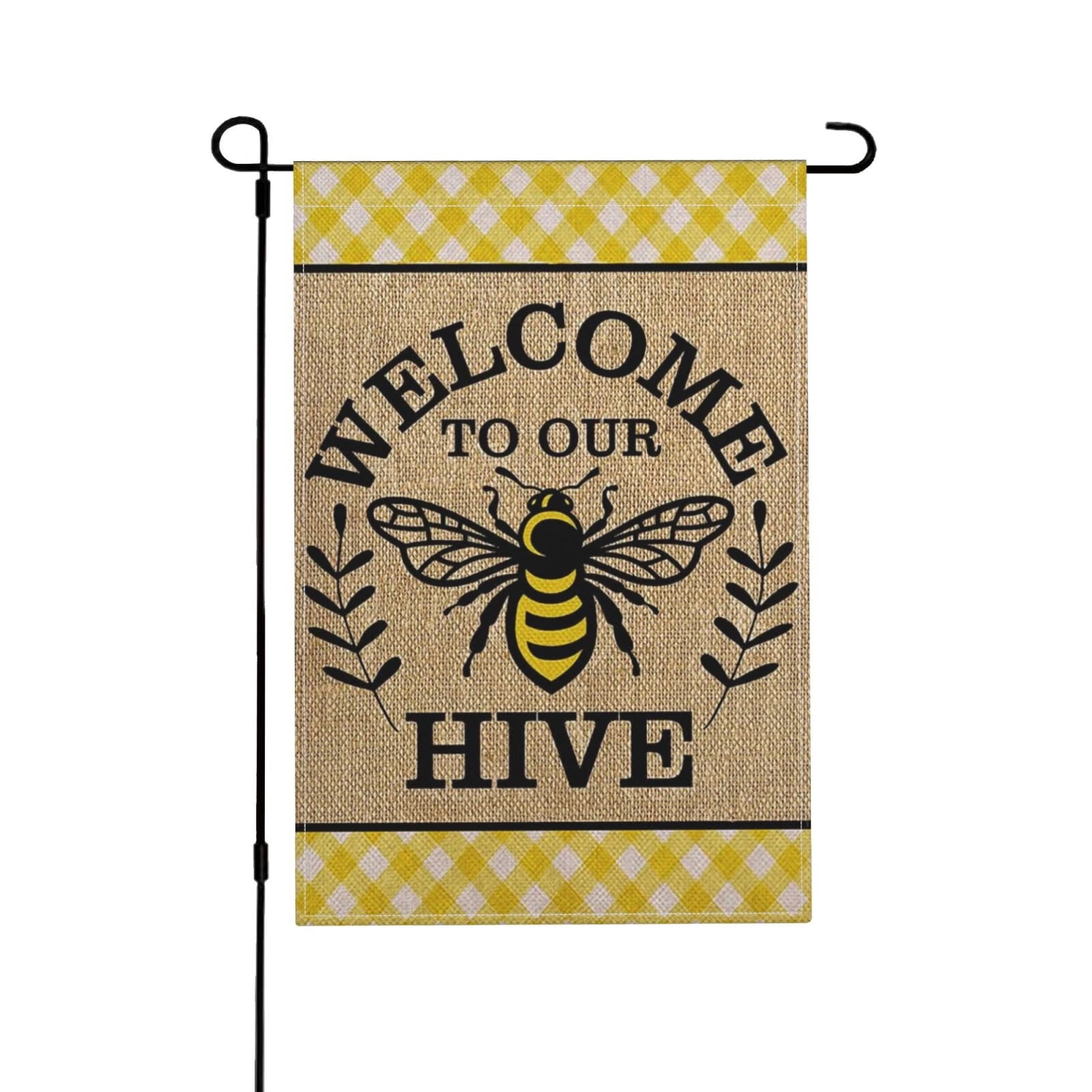 JOOCAR Welcome to Our Hive Garden Flag Vertical Double Sided, Summer ...