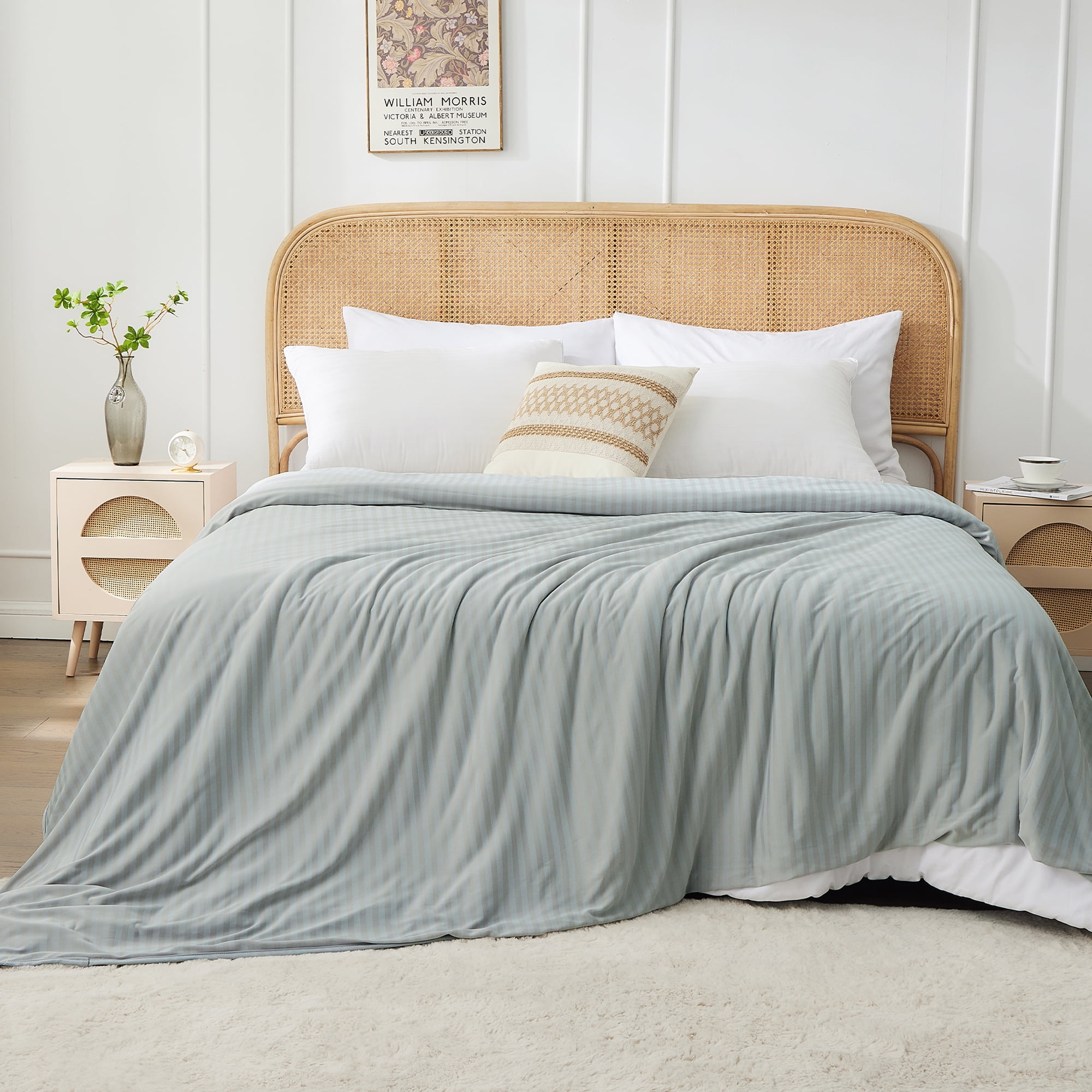 JOOJA Cooling Blanket Double Sided Cooling Design Throw for Sleeping ...