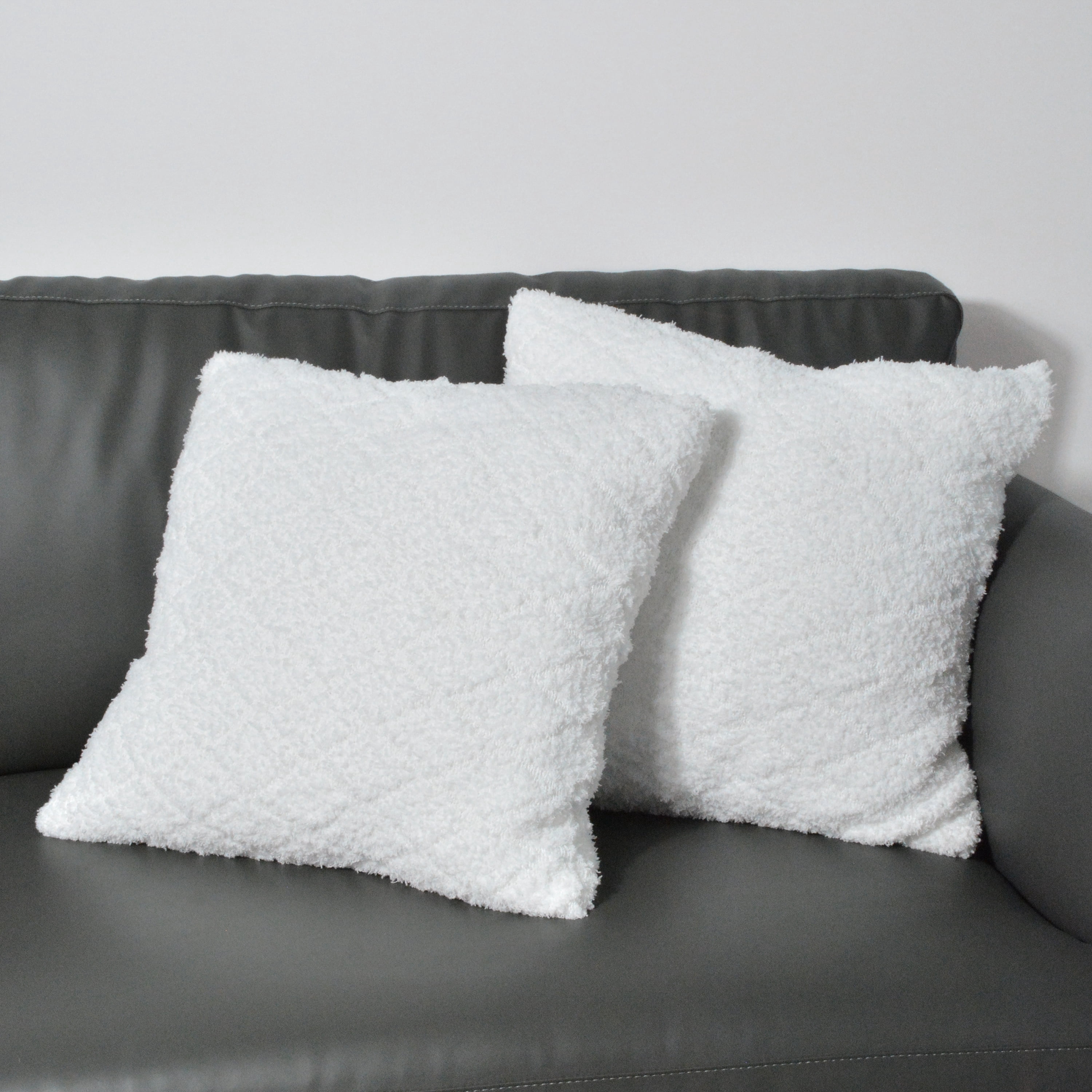 JOOJA 2 Pack Decorative Throw Pillow Covers, Modern Farmhouse, 18"x18 ...