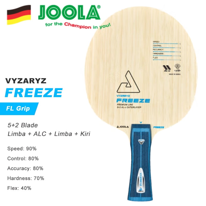 JOOLA VYZARYZ Series Table Tennis Blade Premium VYZARYZ TRINITY FREEZE ...