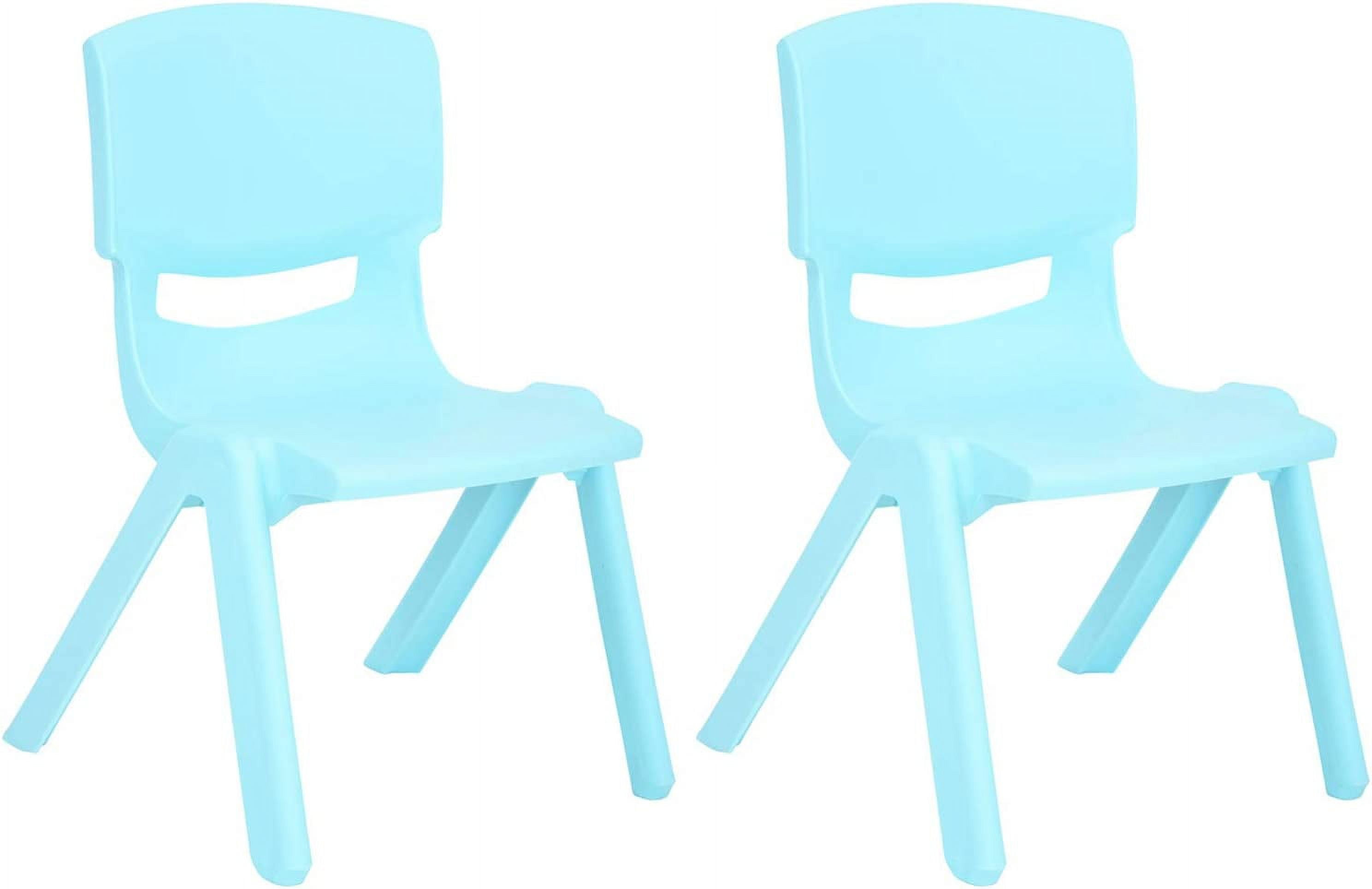 JOON 2 Pack Stackable Plastic Kids Learning Chairs, 20.8x12.5 Inches ...