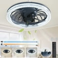 JOPES 12in Modern LED Socket Ceiling Fan with Remote Control - Walmart.com