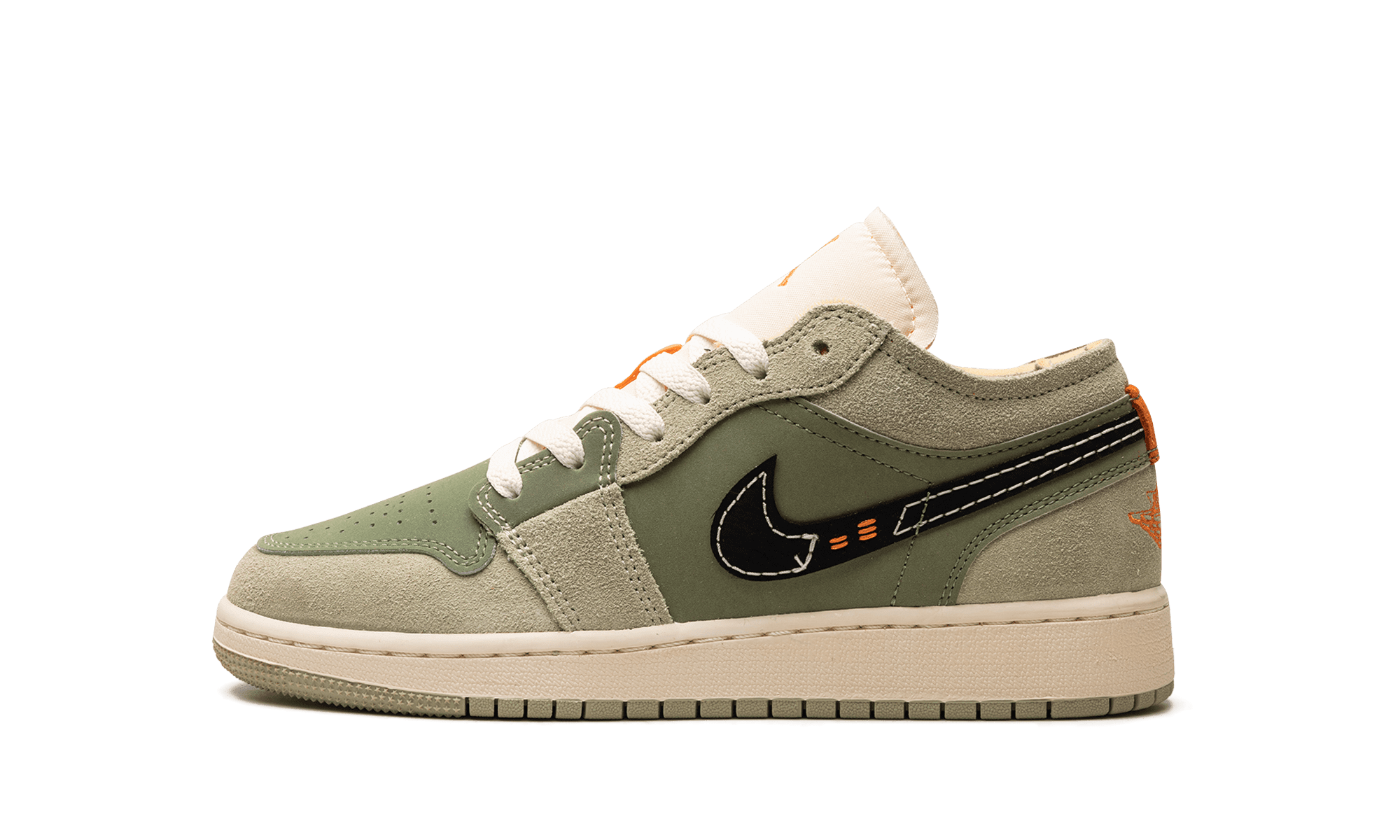 JORDAN GRADE SCHOOL Air Jordan 1 Low Craft SE GS "Light Olive" FD9092 ...