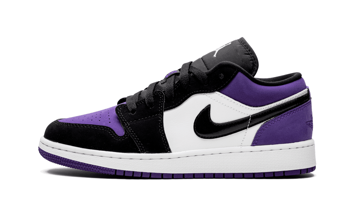 JORDAN GRADE SCHOOL Air Jordan 1 Low GS "Court Purple" 553560 125 from ...