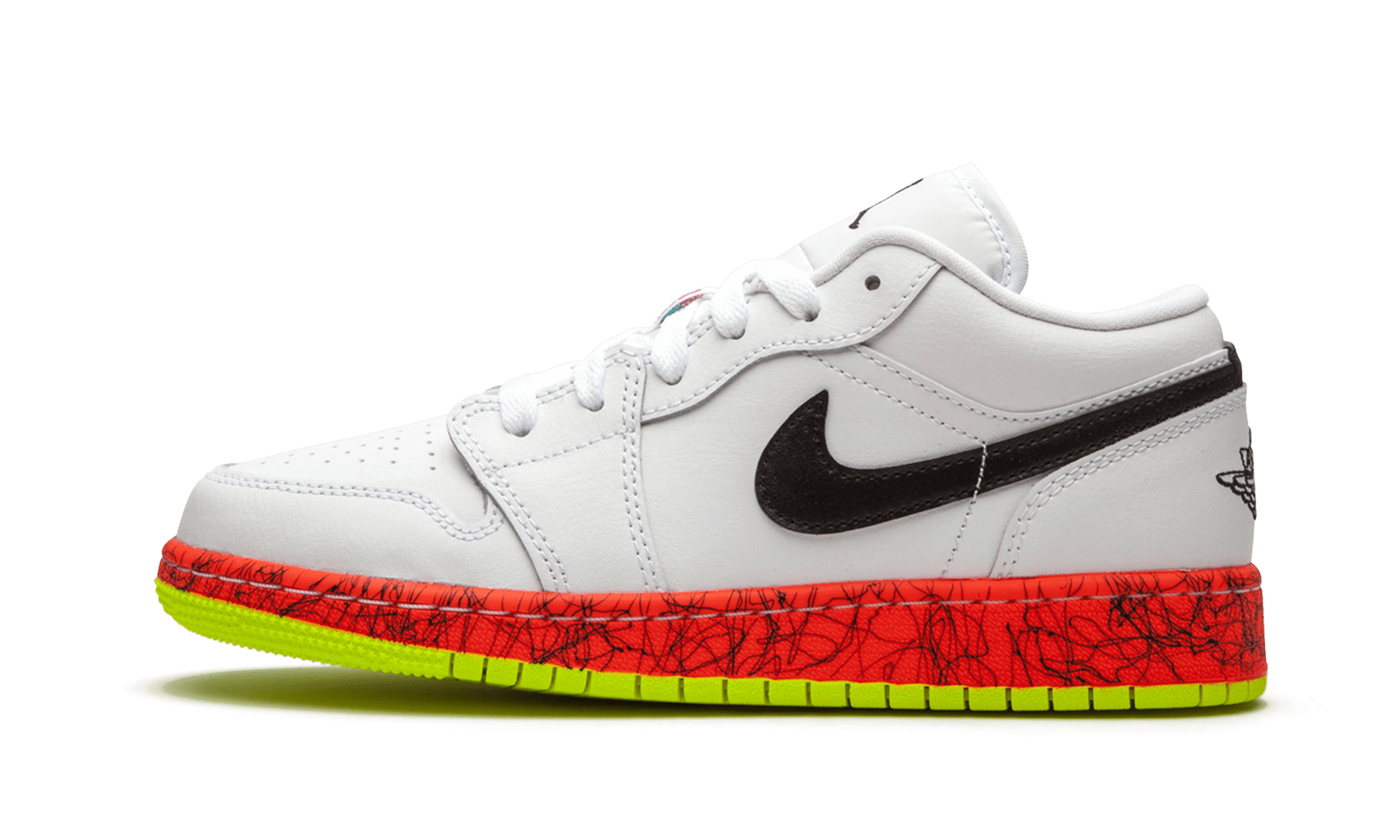 JORDAN GRADE SCHOOL Air Jordan 1 Low GS "Grades - Multicolor" CV9548 ...