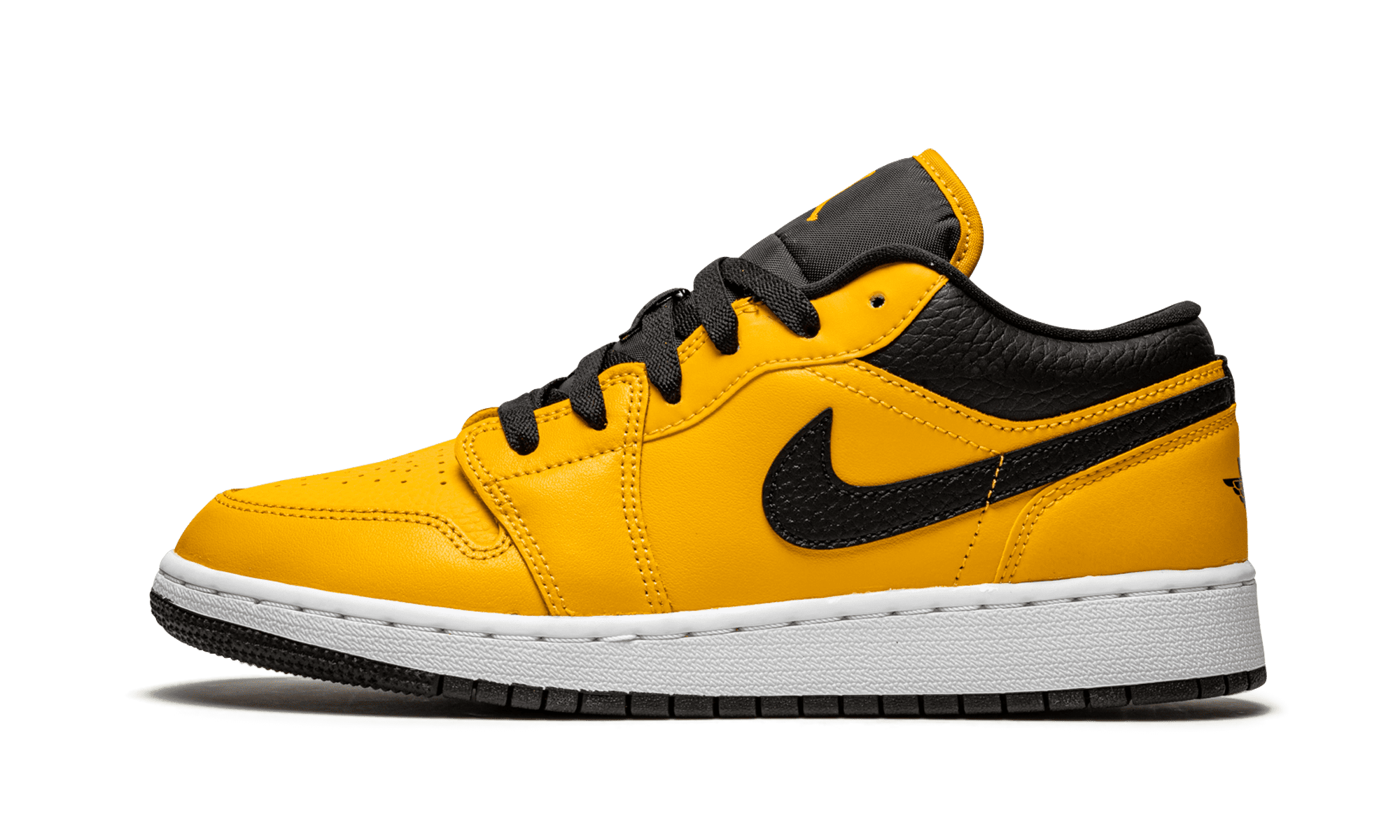 JORDAN GRADE SCHOOL Air Jordan 1 Low GS "University Gold / Black ...