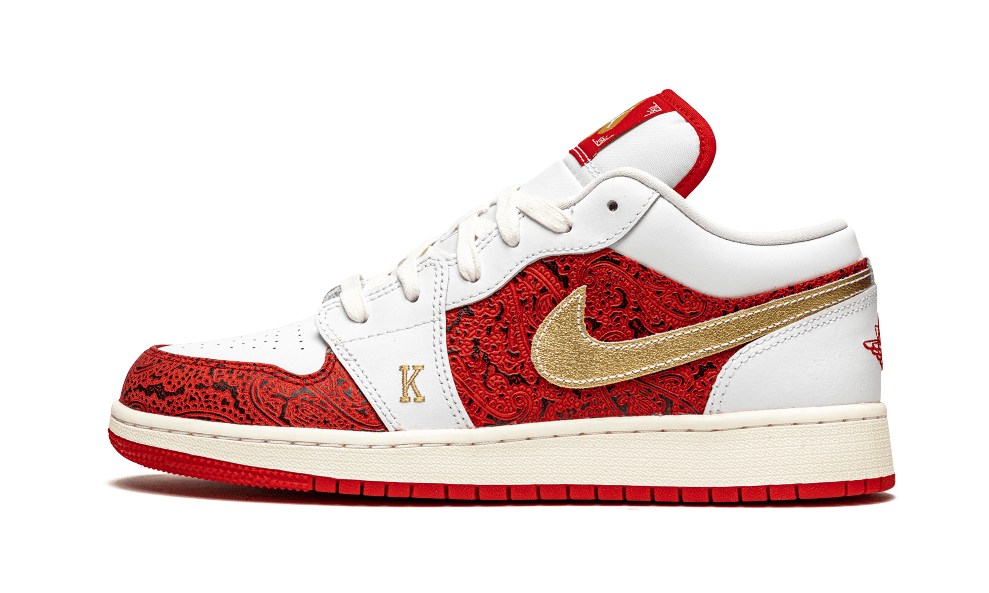 JORDAN GRADE SCHOOL Air Jordan 1 Low SE GS "Spades" DJ5186 100 DJ5186 ...