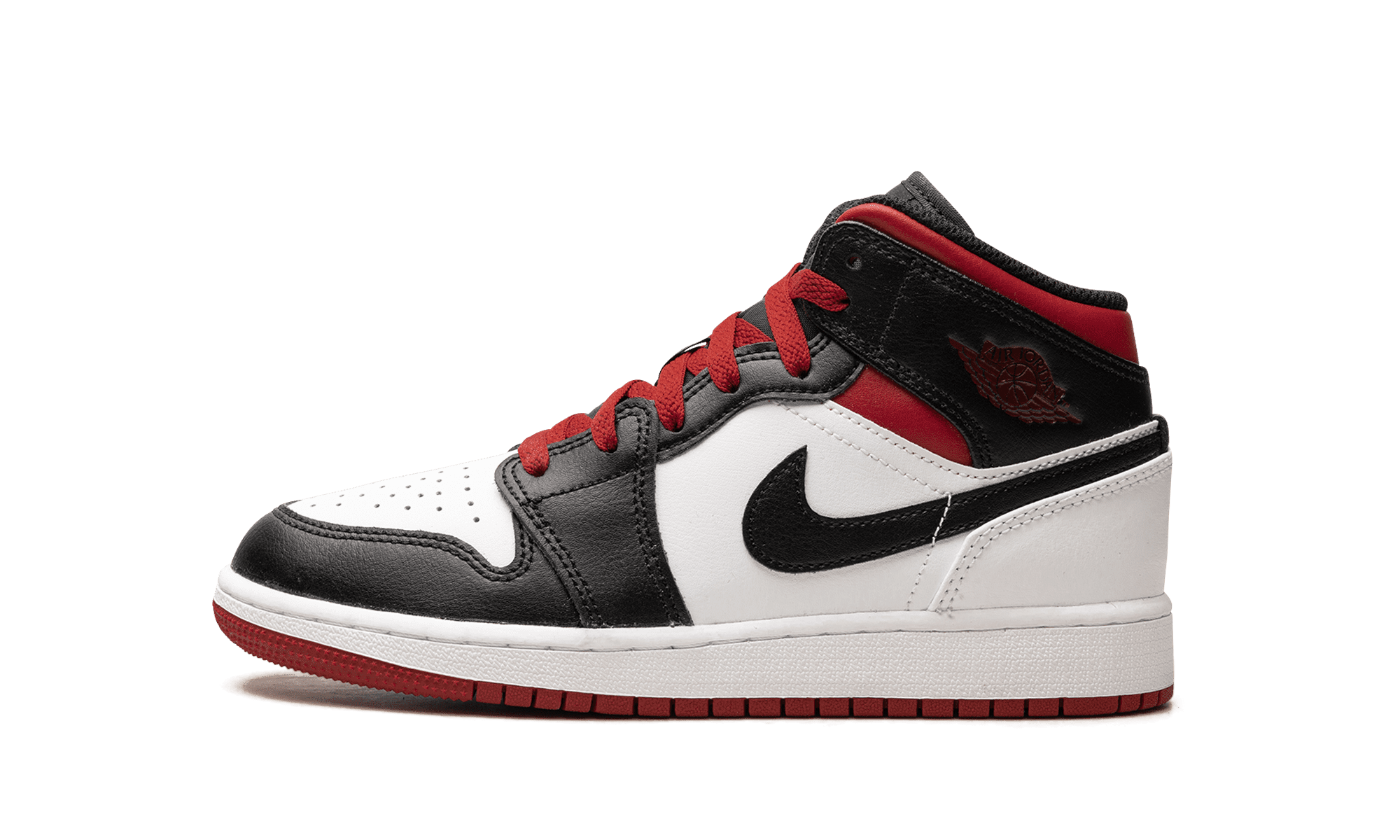 JORDAN GRADE SCHOOL Air Jordan 1 Mid GS "Gym Red Black Toe" DQ8423 106 ...