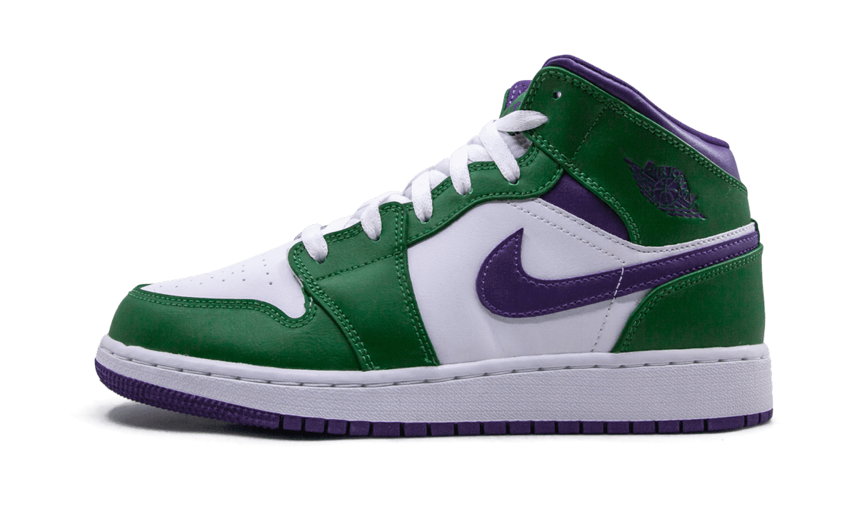 JORDAN GRADE SCHOOL Air Jordan 1 Mid GS "Hulk" 554725 300 from Stadium ...