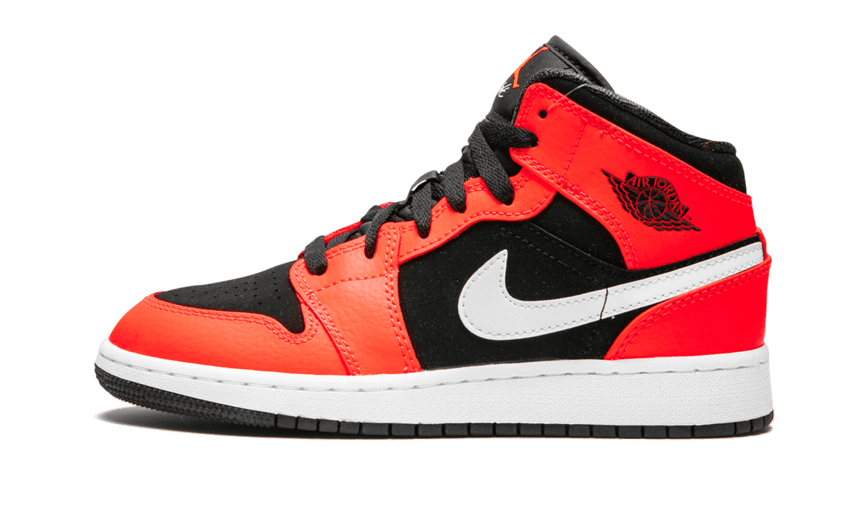 JORDAN GRADE SCHOOL Air Jordan 1 Mid GS "Infrared" 554725 061 from ...