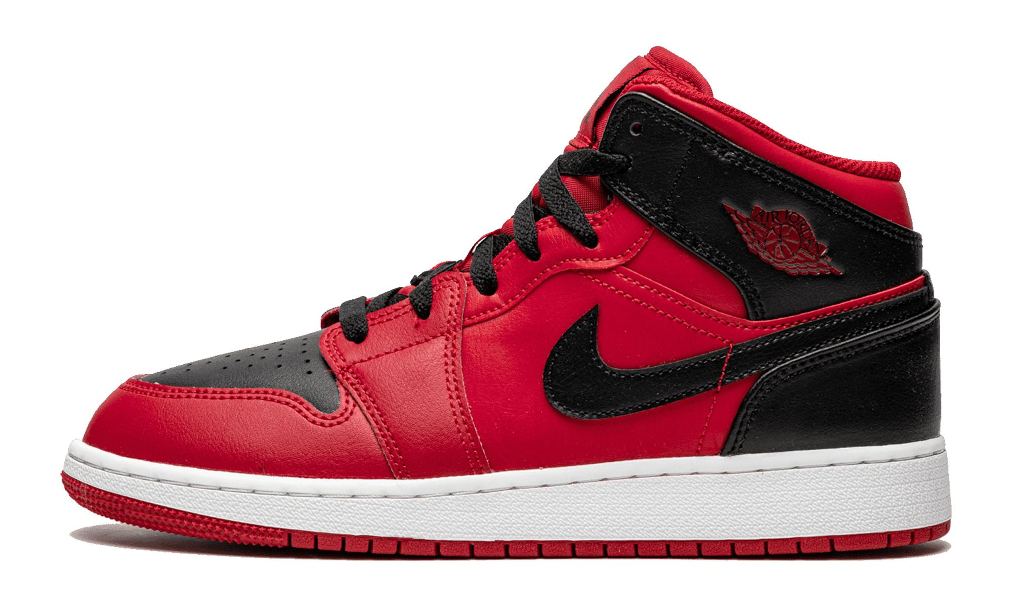JORDAN GRADE SCHOOL Air Jordan 1 Mid GS "Reverse Bred" 554725 660 from ...