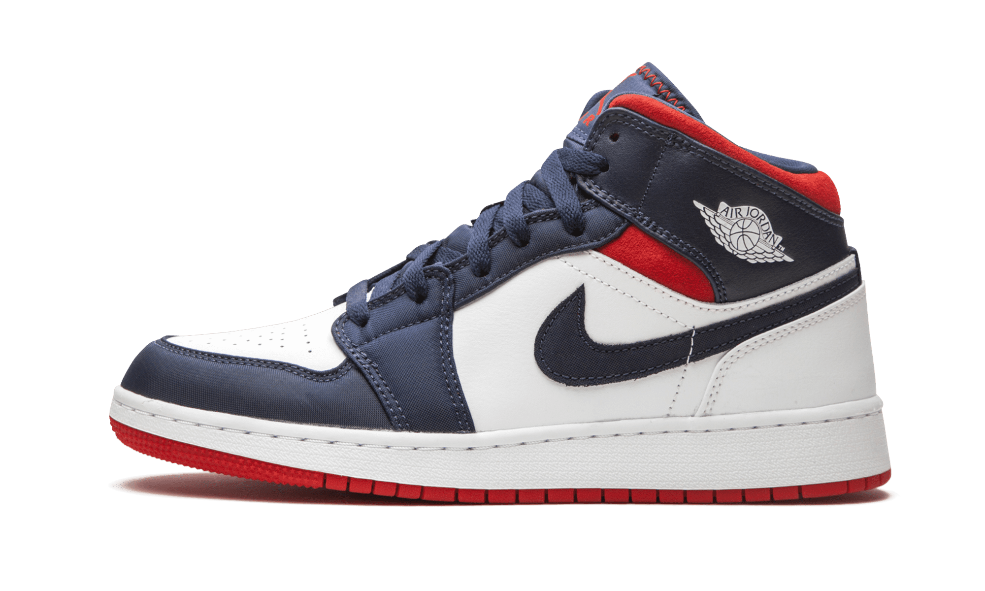 JORDAN GRADE SCHOOL Air Jordan 1 Mid SE GS "USA" BQ6931 104 BQ6931 104 ...
