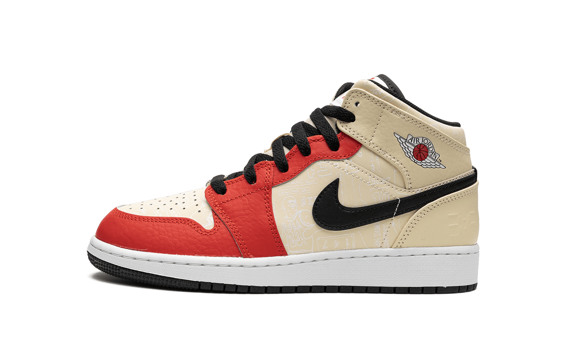 JORDAN GRADE SCHOOL Jordan 1 Mid SS GS "Dunk Contest '88" DV7012 100 ...