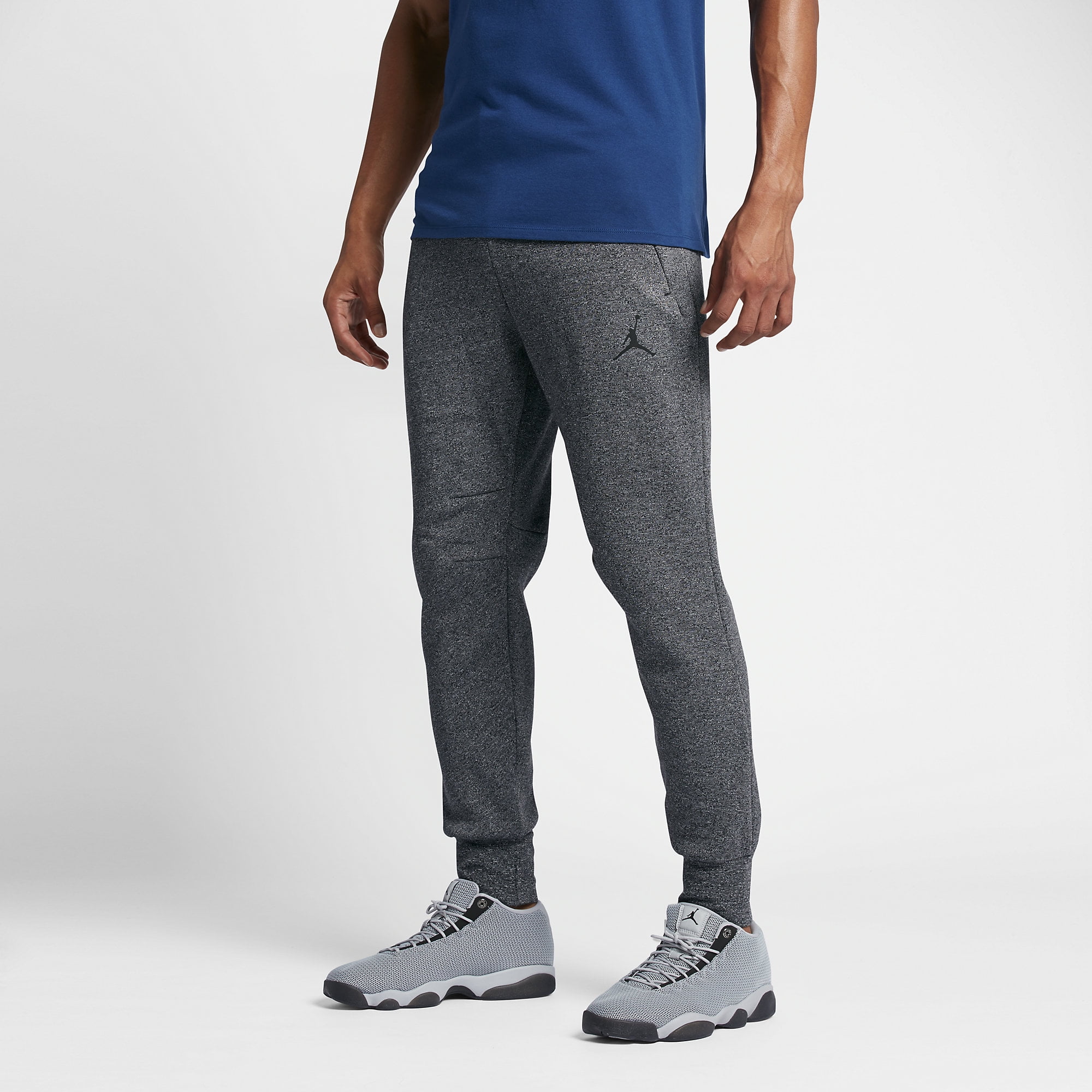 JORDAN ICON FLEECE CUFFED MEN'S SWEATPANTS 809472-010 - Walmart.com