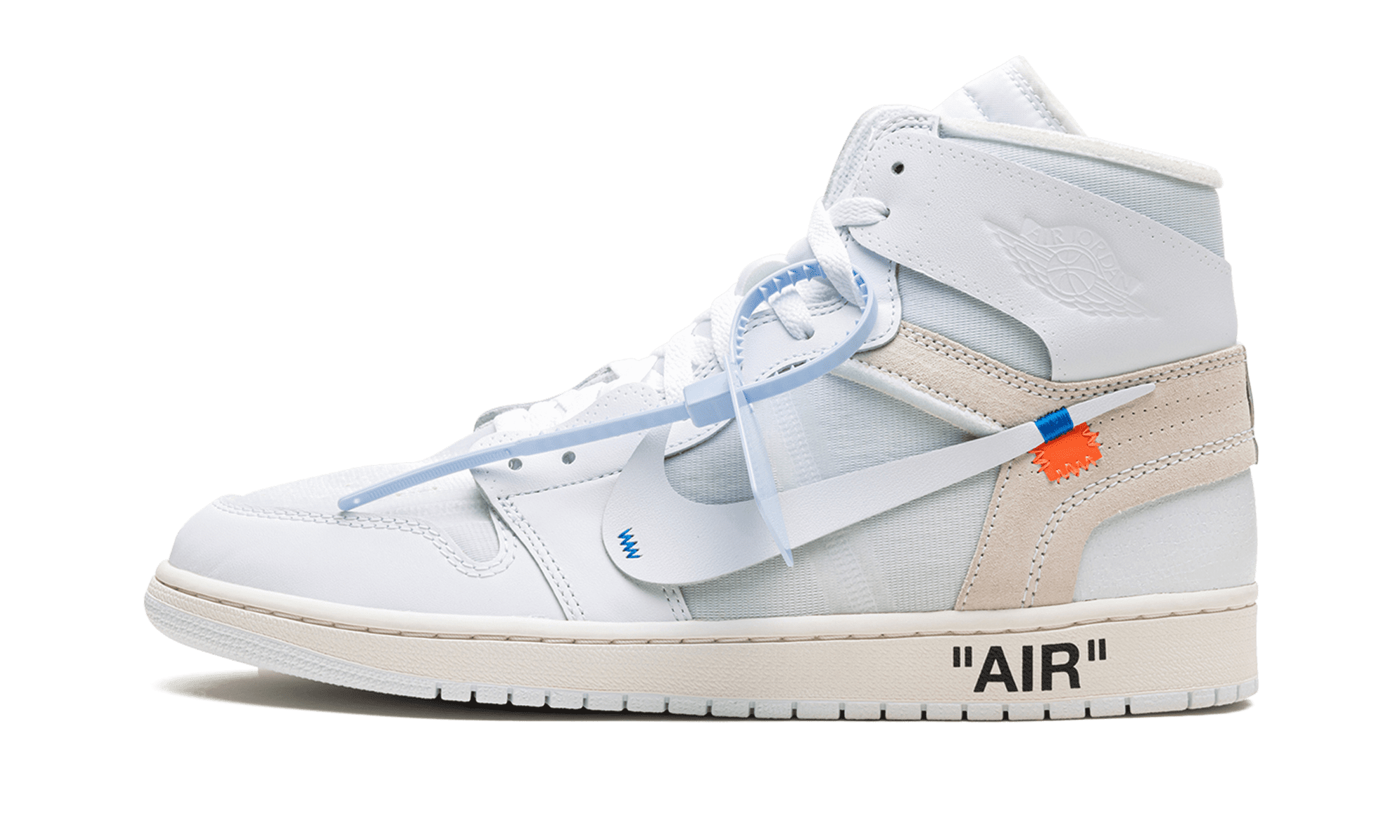 JORDAN MENS Jordan 1 Retro High "Off-White - Euro - Sample" AQ081810000 ...