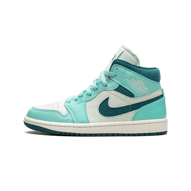 JORDAN WOMENS AIR JORDAN 1 MID SE WMNS "Bleached Turquoise" DZ3745 300 ...
