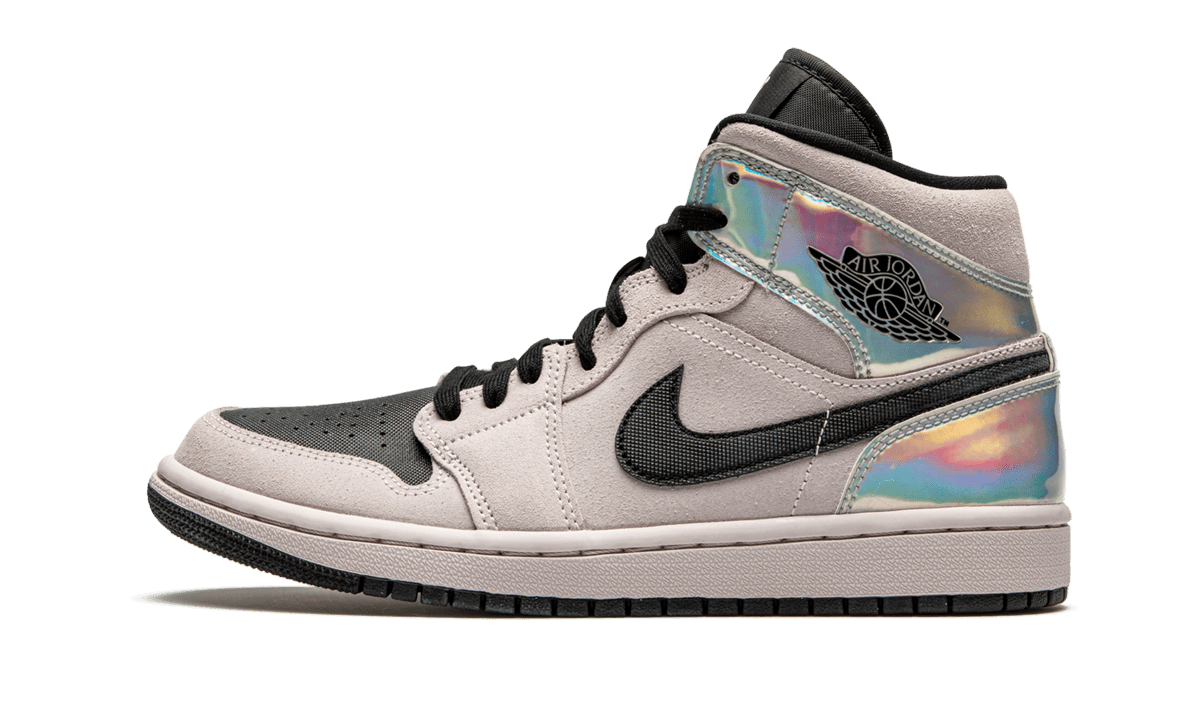 JORDAN WOMENS AIR JORDAN 1 MID Womens "Iridescent" BQ6472 602 BQ6472 ...