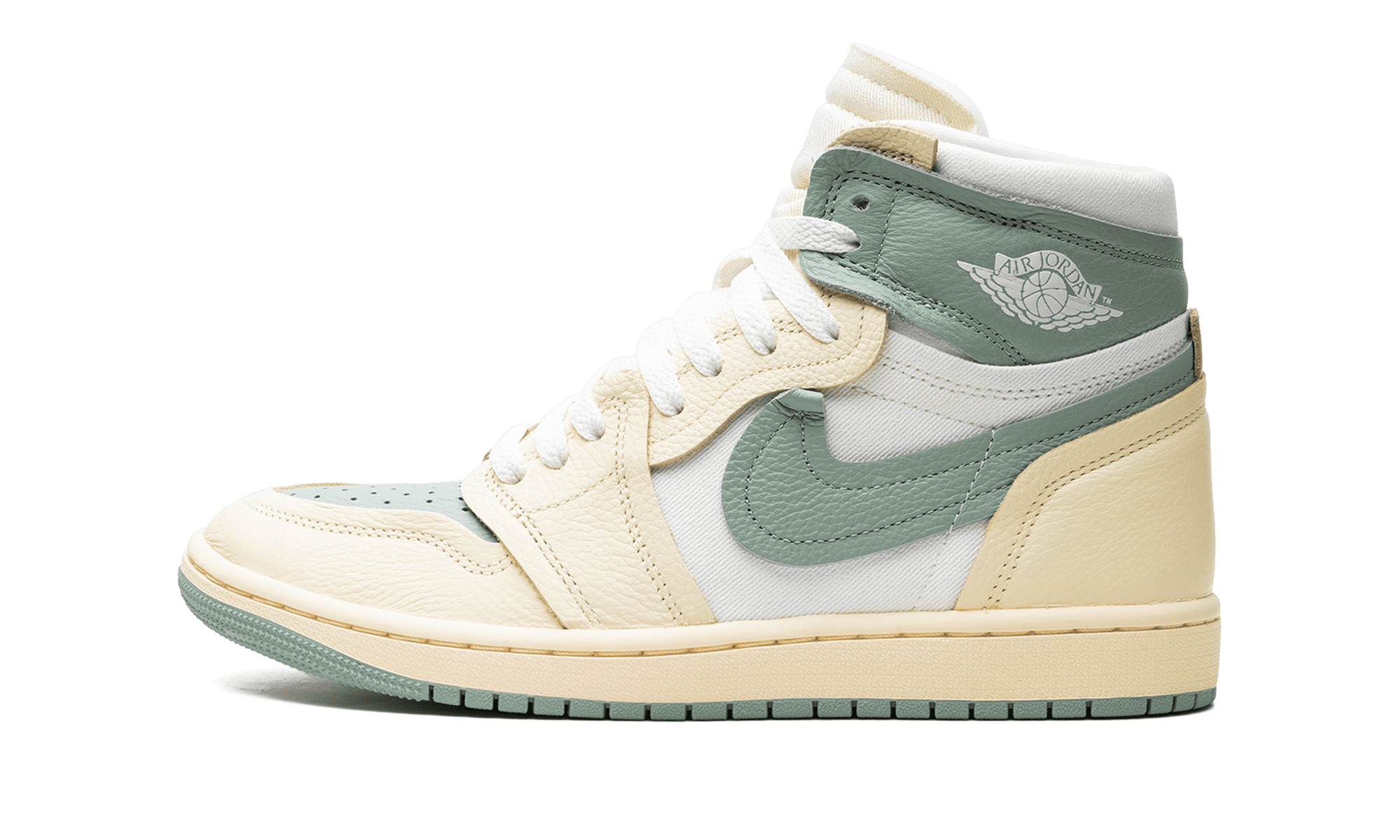 JORDAN WOMENS Air Jordan 1 High MM Womens "Jade Smoke" FB9891 104 ...