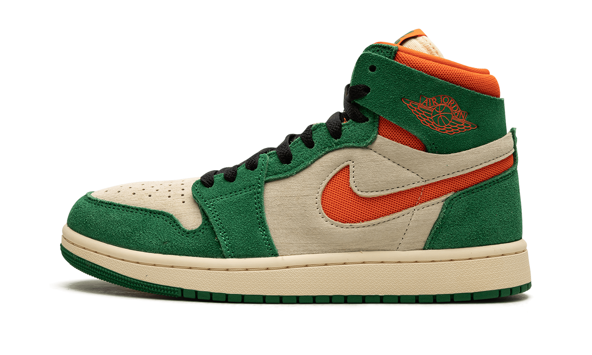 JORDAN WOMENS Air Jordan 1 High Zoom CMFT 2 Womens "Pine Green" DV1305 ...