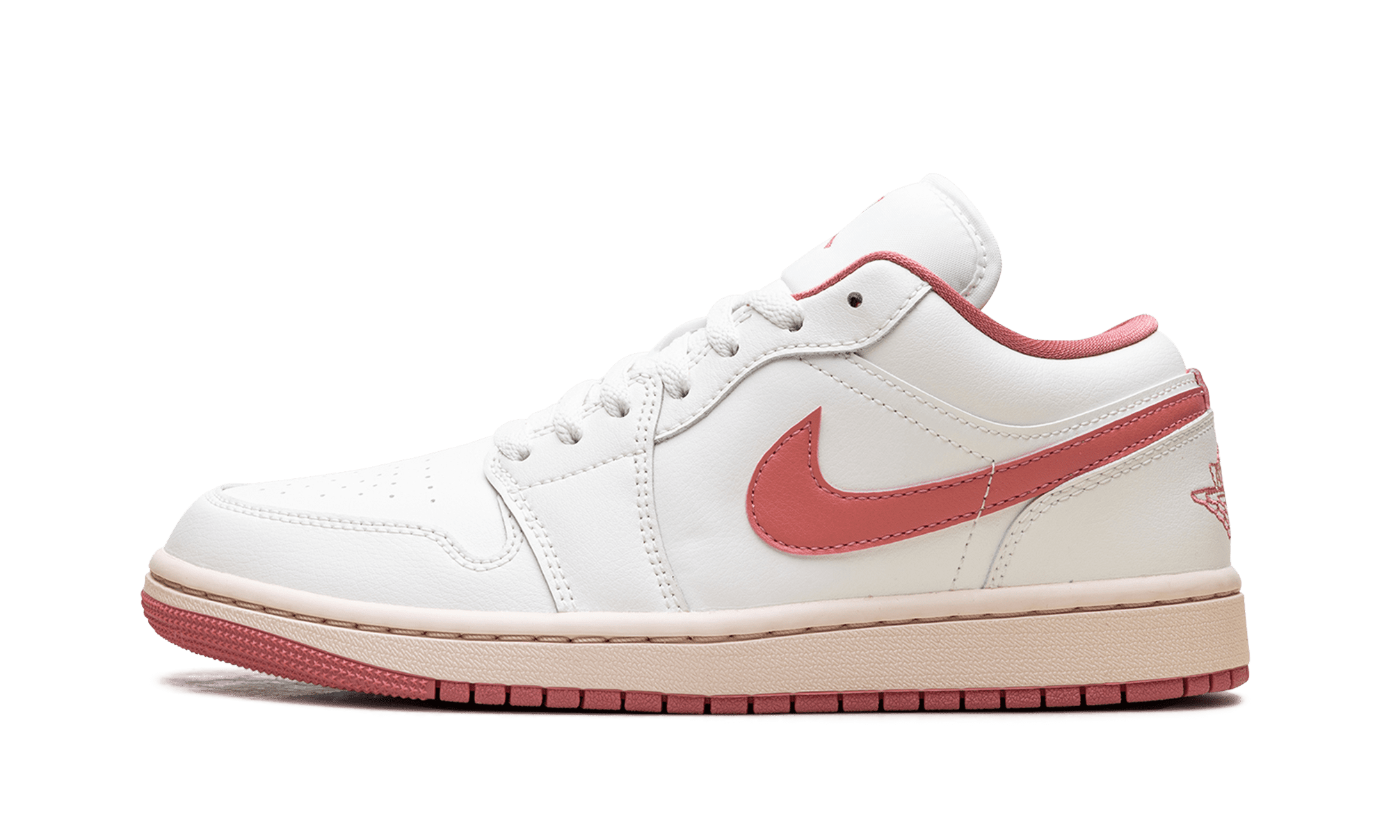 JORDAN WOMENS Jordan 1 Low Womens "Sail Guava Ice Pink Salt" DC0774 109 ...