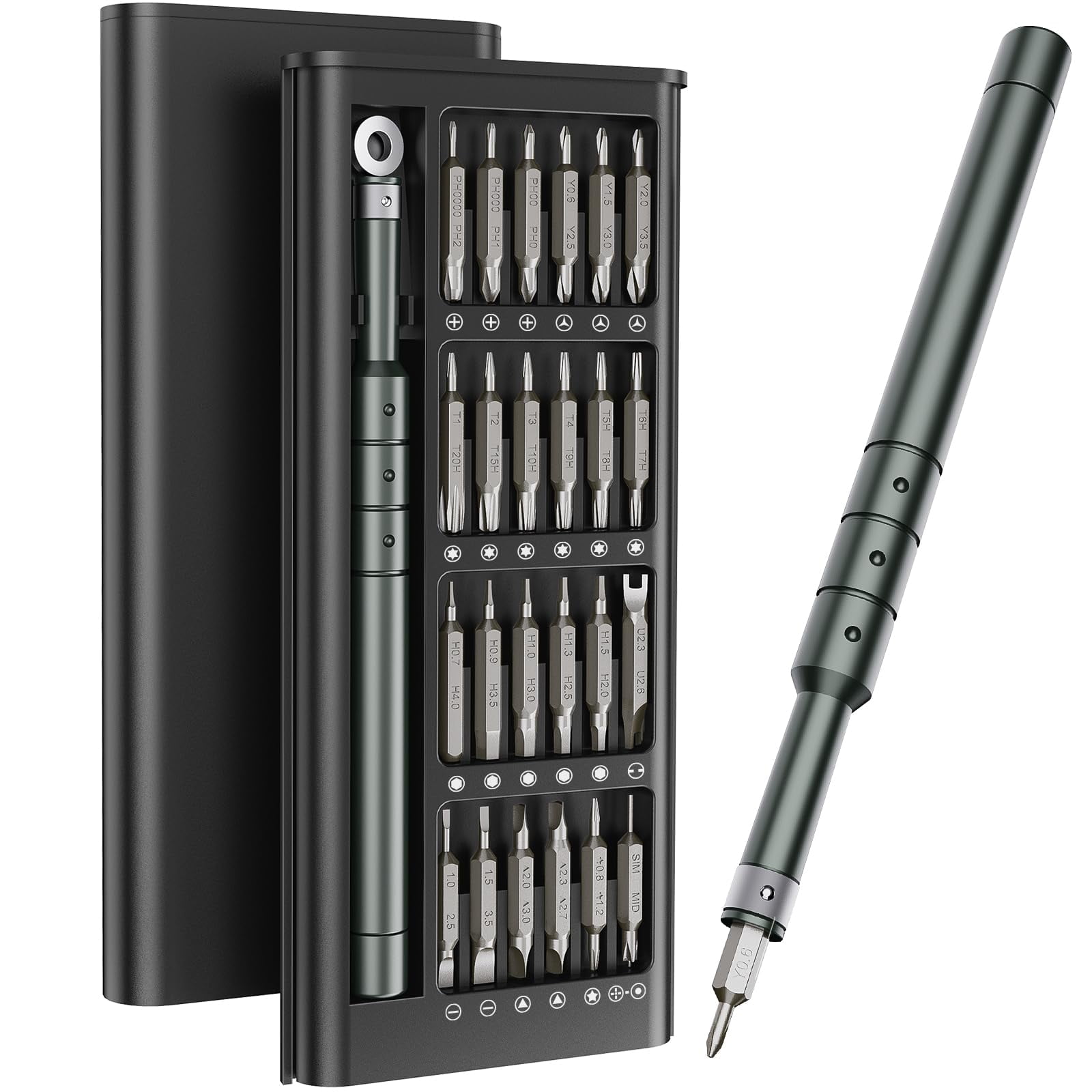 JOREST 52 IN 1 Small Precision Screwdriver Set Torx T5, T6, Y00, Mini Repair Tool Kit for ...