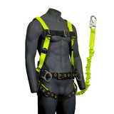JORESTECH Safety Bundle Full Body Harness with Back D-Ring, ANSI ...