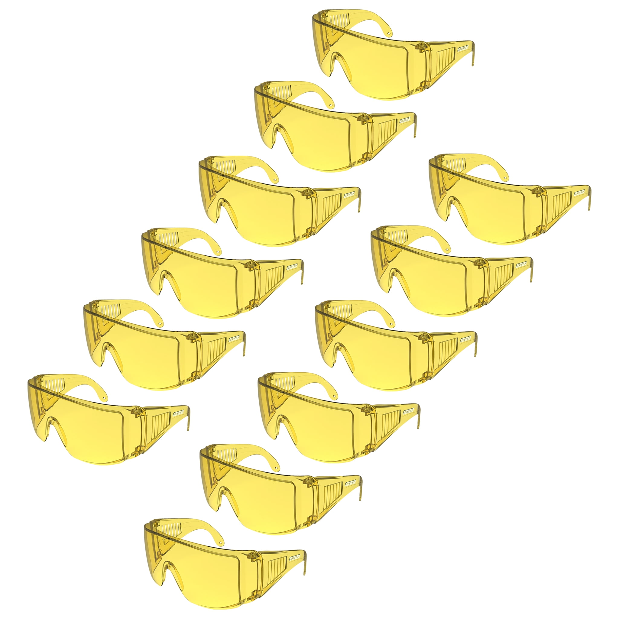 JORESTECH Safety Glasses, LS-203 (Yellow, 12 Units) - Walmart.com