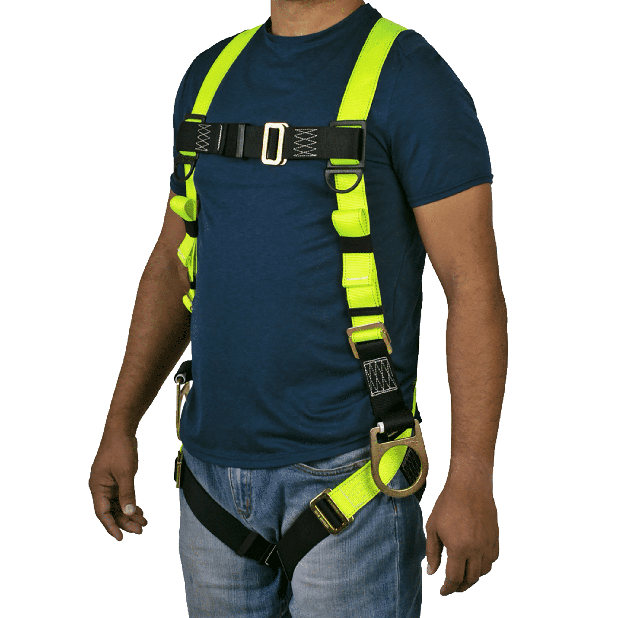 JORESTECH Safety Harness with Fall Protection, 3D Ring, Climbing Straps ...