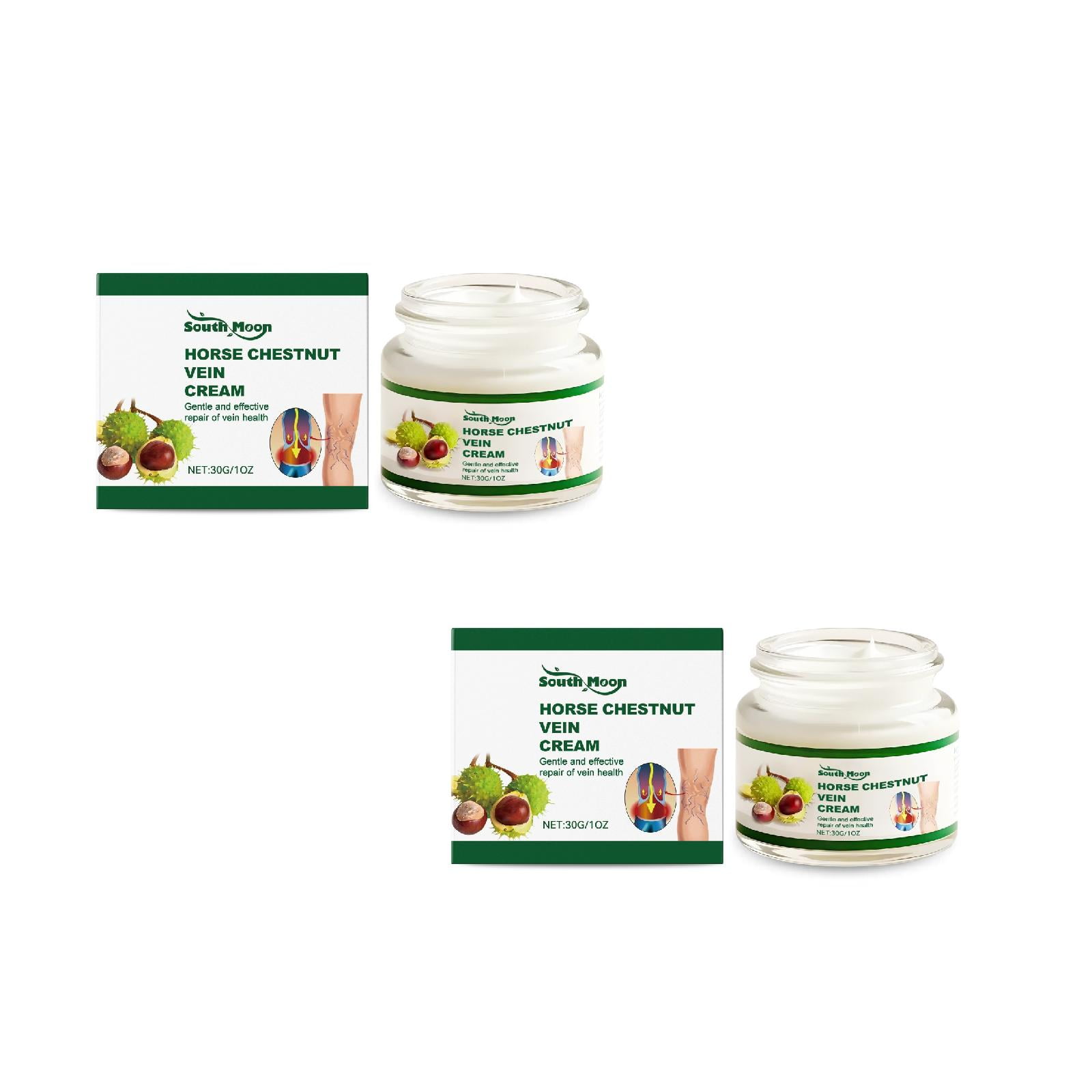 JORONDY Horse Chestnut Vein Cream 2-Pack, Natural Relief for Varicose ...