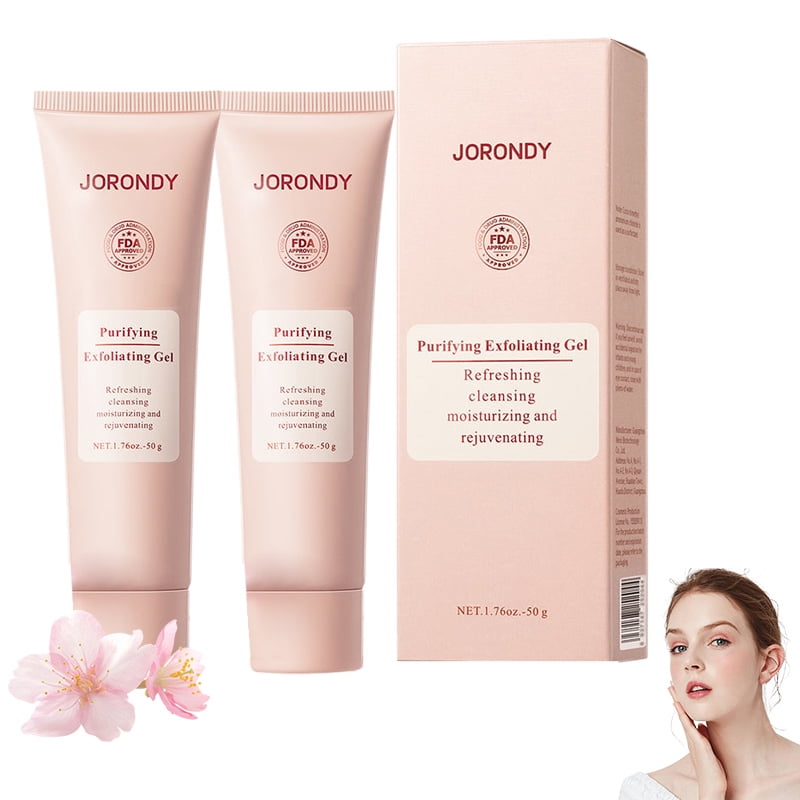 JORONDY Purifying Exfoliating Gel, Deep Cleansing Face and Body ...