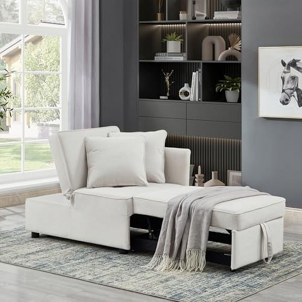 JOSHEN 72" Upholstery Sofa,Modern Sofa Bed,4 in 1 Chair Bed Convertible ...