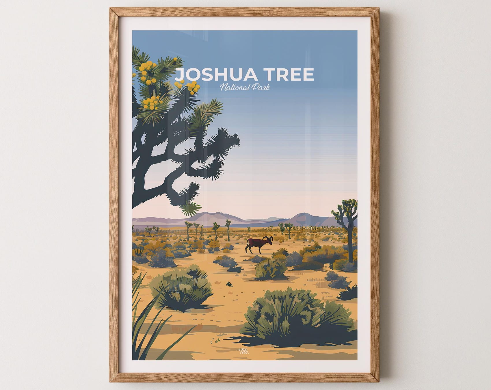 JOSHUA TREE Poster, Joshua Tree Travel Poster, Joshua Tree Art Print ...