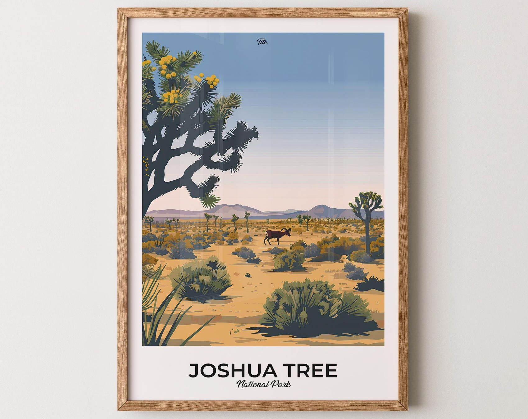 JOSHUA TREE Poster, Joshua Tree Travel Poster, Joshua Tree Art Print ...